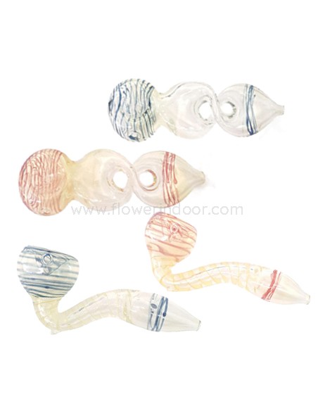 Pipa de cristal para fumar. Pipa de 11 cm